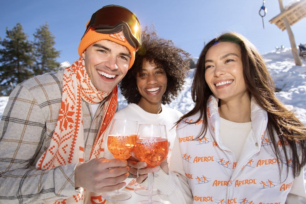 Aperol launches global ski resort pop-ups for winter 2025