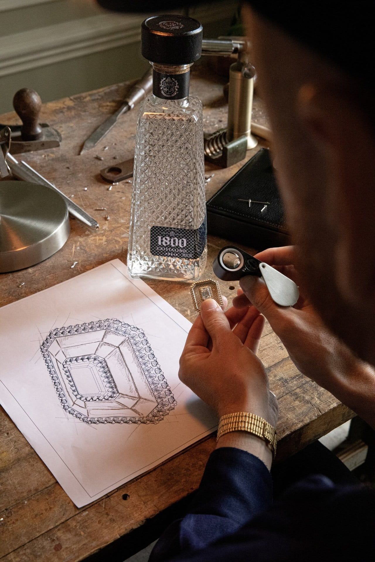 1800 Tequila transforms Cristalino into world's first tequila diamond