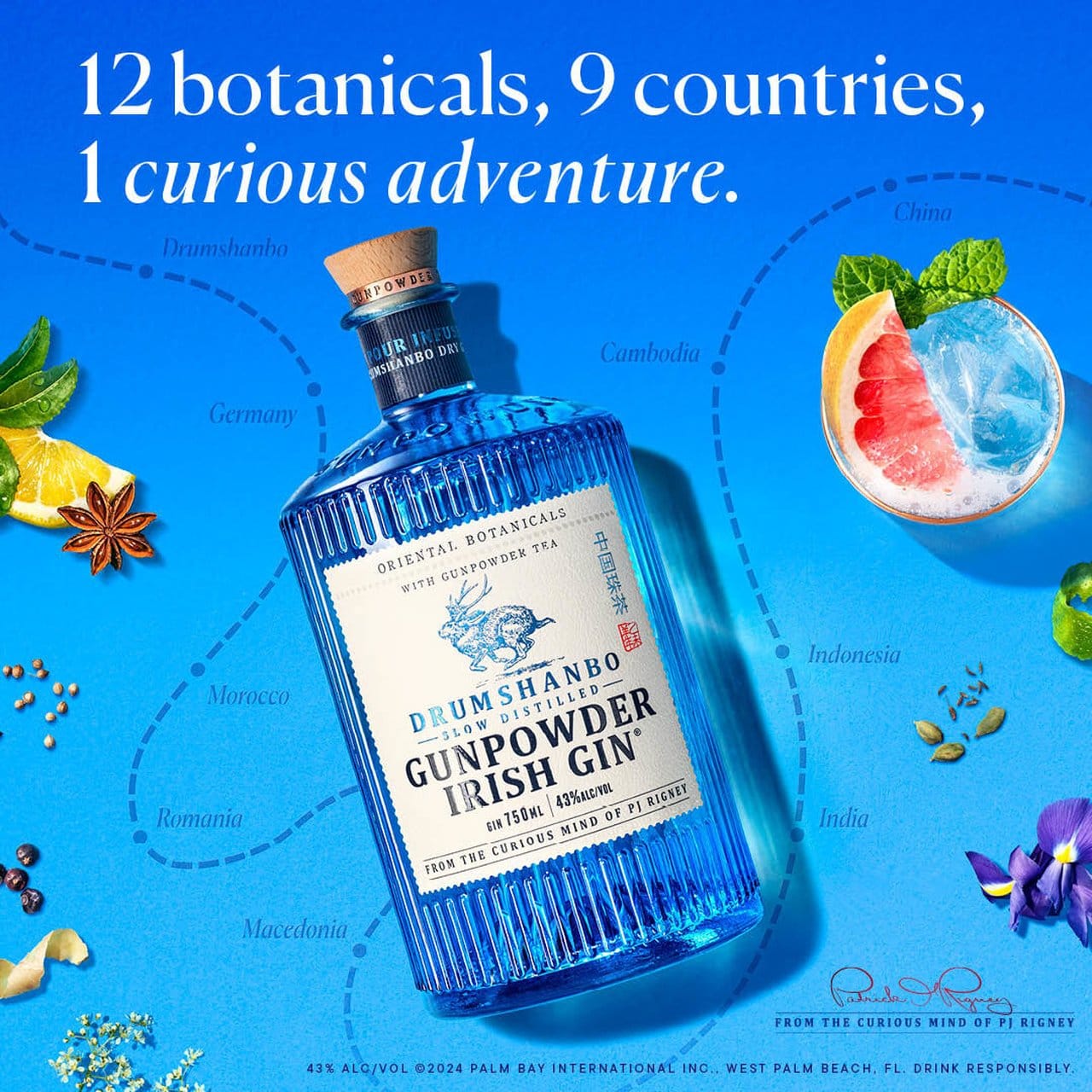 Gunpowder Irish Gin launches first-ever global botanical campaign